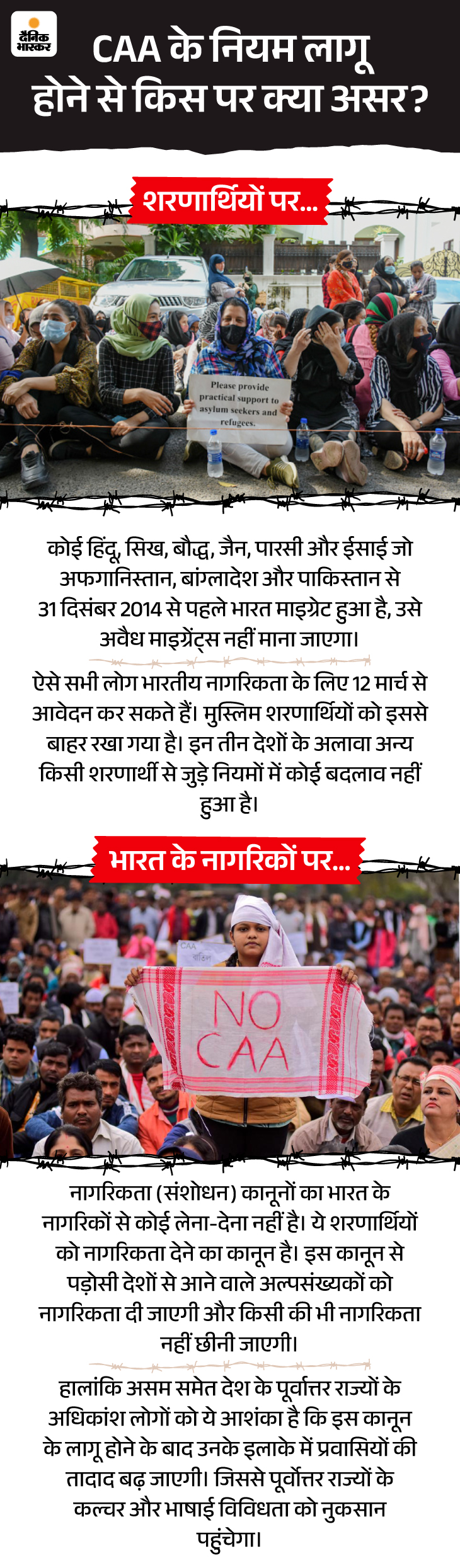 One month of CAA implementation | CAA लागू हुए एक महीना पूरा: असम से सिर्फ एक, बंगाल से कोई ...