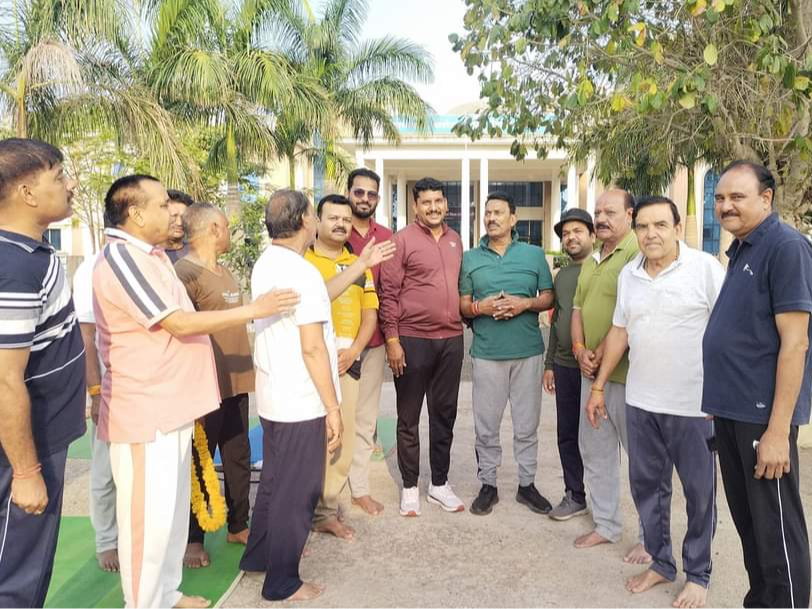 Tulsi Silawat arrived for a walk in the park located at the ...