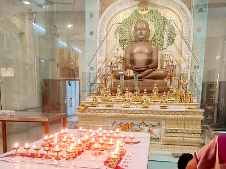 Bhaktamar Path at Saket Nagar Jain Temple Bhopal | साकेत नगर जैन मंदिर ...