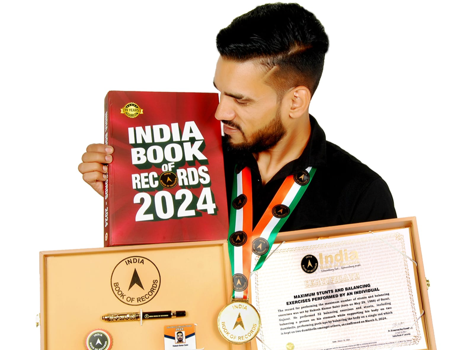 Rakesh's name registered in India Book of Records | झुंझुनूं के राकेश ...