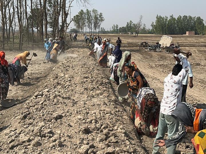 BDO inspected MNREGA works in Siddharthnagar
