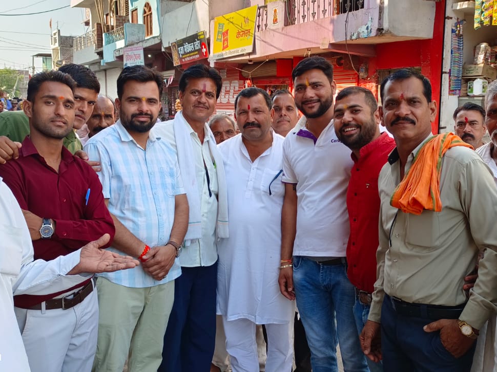 Prabhat Ferry on Hanuman Jayanti in Gudbhela | गुड़भेला में हनुमान जन्मोत्सव पर प्रभात फेरी ...