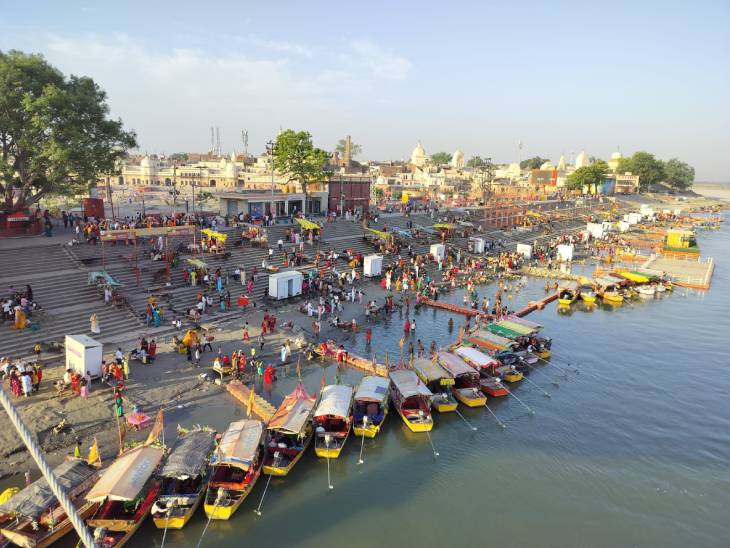 The flow of Saryu river is shrinking, many villages are ...