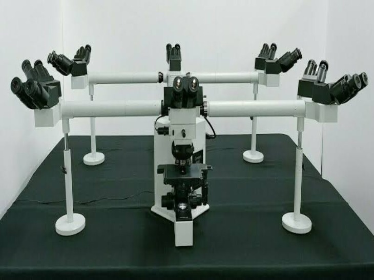 Lucknow - RMLIMS - The country's first 22 header microscope installed ...
