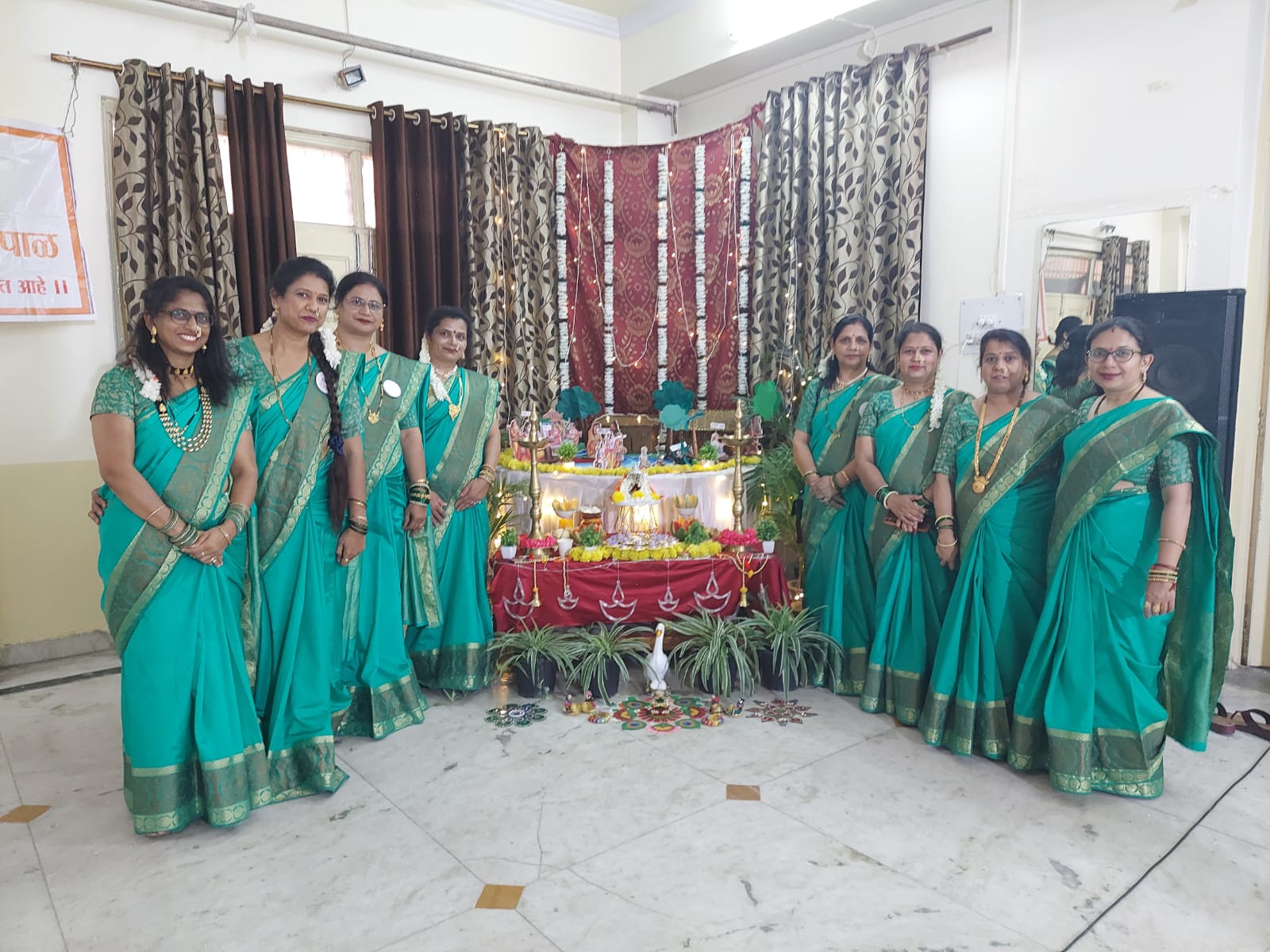 Worship of Chaitra Gauri in Datta Mandir Arera Colony, Bhopal | दत्त ...