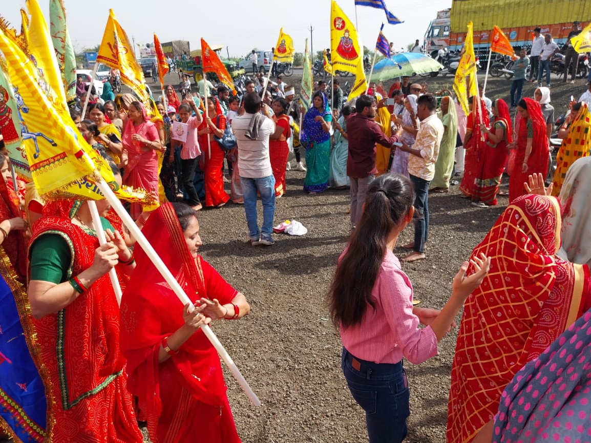 Nishan Yatra of Khatu Shyam taken out | खाटू श्याम की निशान यात्रा ...