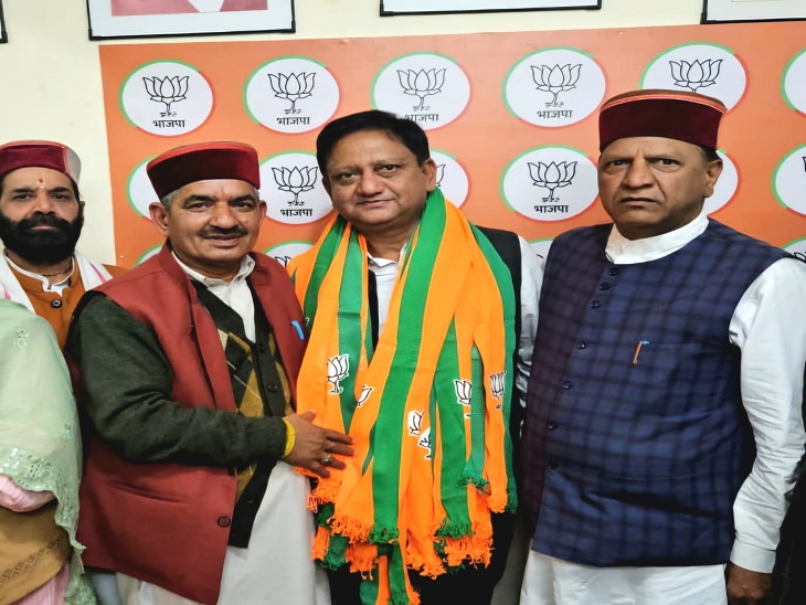 Arki Congress Leader Rajendra Thakur join BJP | हिमाचल में राजेंद्र ...