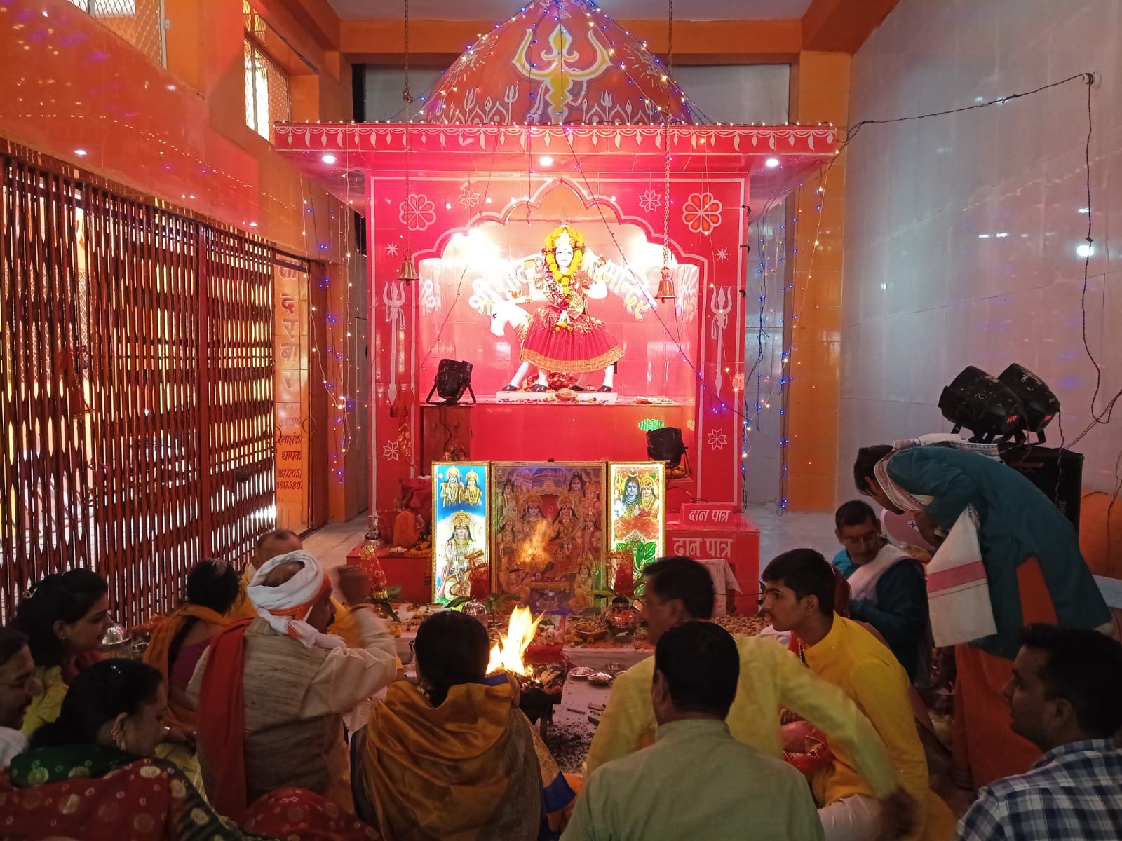 The consecration of Sheetla Mata in Mehandipur Balaji Temple Char Imli