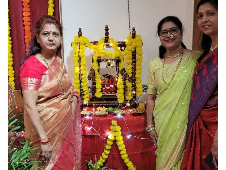 Haldi Kumkum at Datta Mandir Arera Colony Bhopal | दत्त मंदिर अरेरा ...