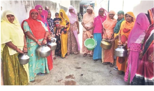 Water supply is being provided in Untda tank in 7 days, 80 families of ...