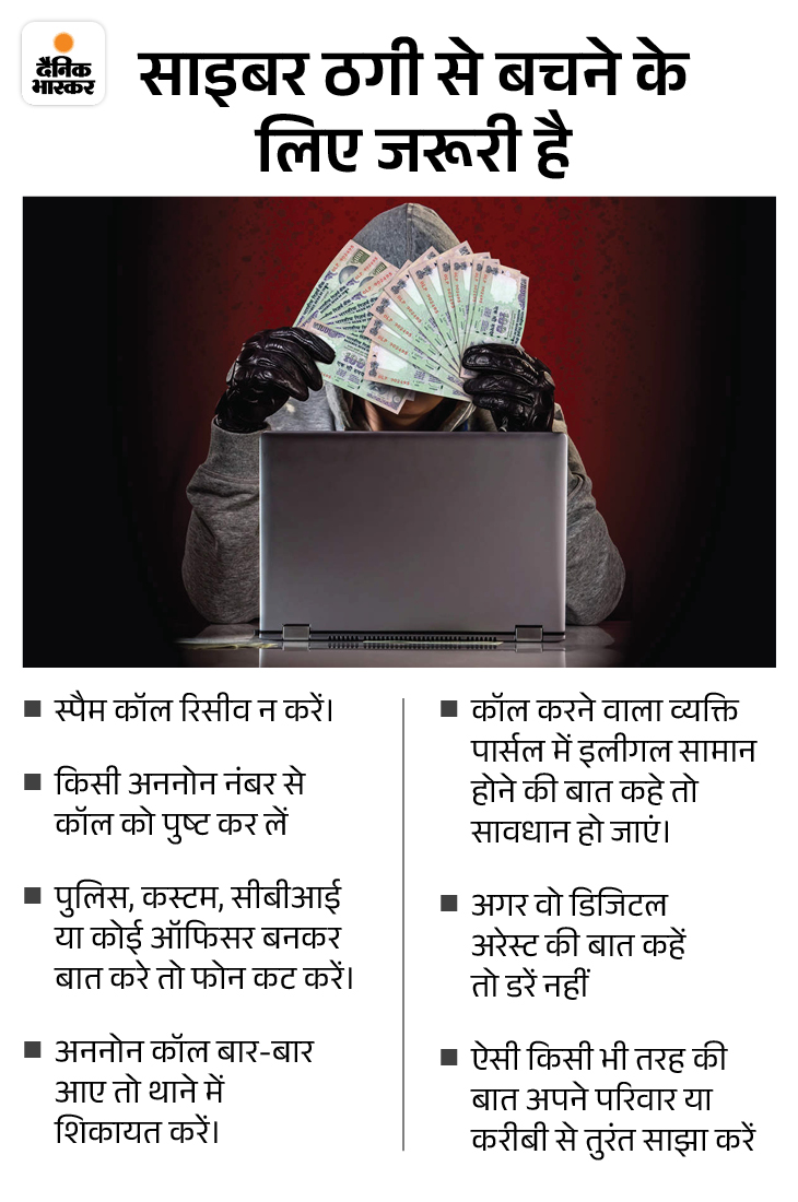 Cyber fraudsters are cheating people by claiming that there are illegal ...