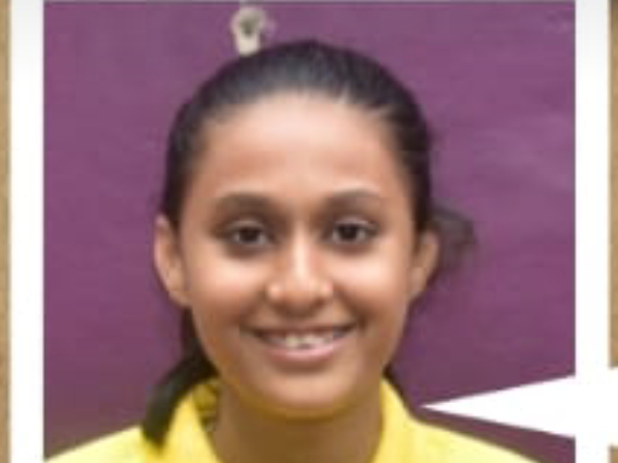 Hansi Jain, a 12th class student of MMPS Bagh, topped the Dhar district ...