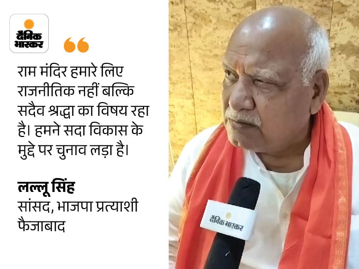 interview of bjp candidate lallu singh, faizabad, ayodhya, faizabad ...