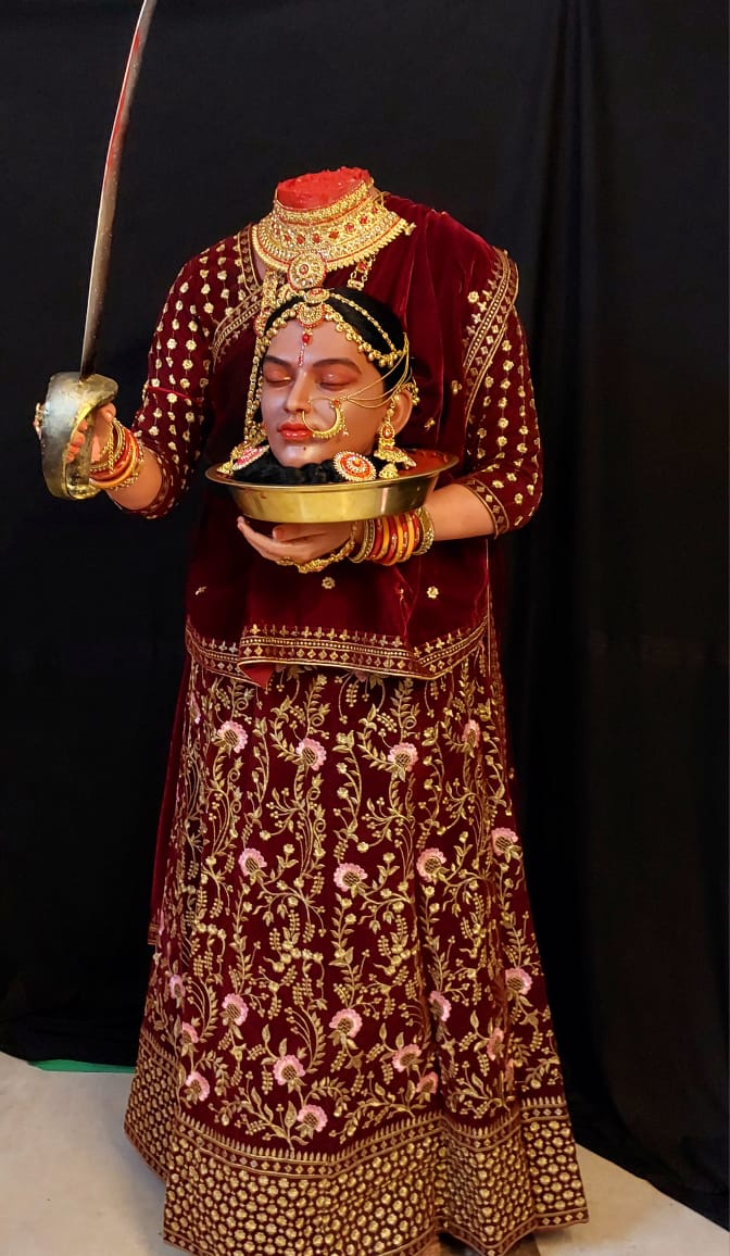 First look of Hadi Rani's wax statue released | हाड़ी रानी के वैक्स के ...
