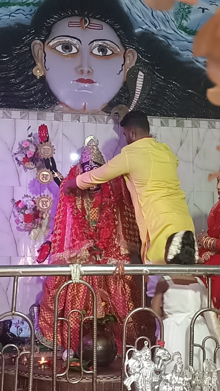 Maa Kali temple celebrated its anniversary, devotees gathered to recite ...