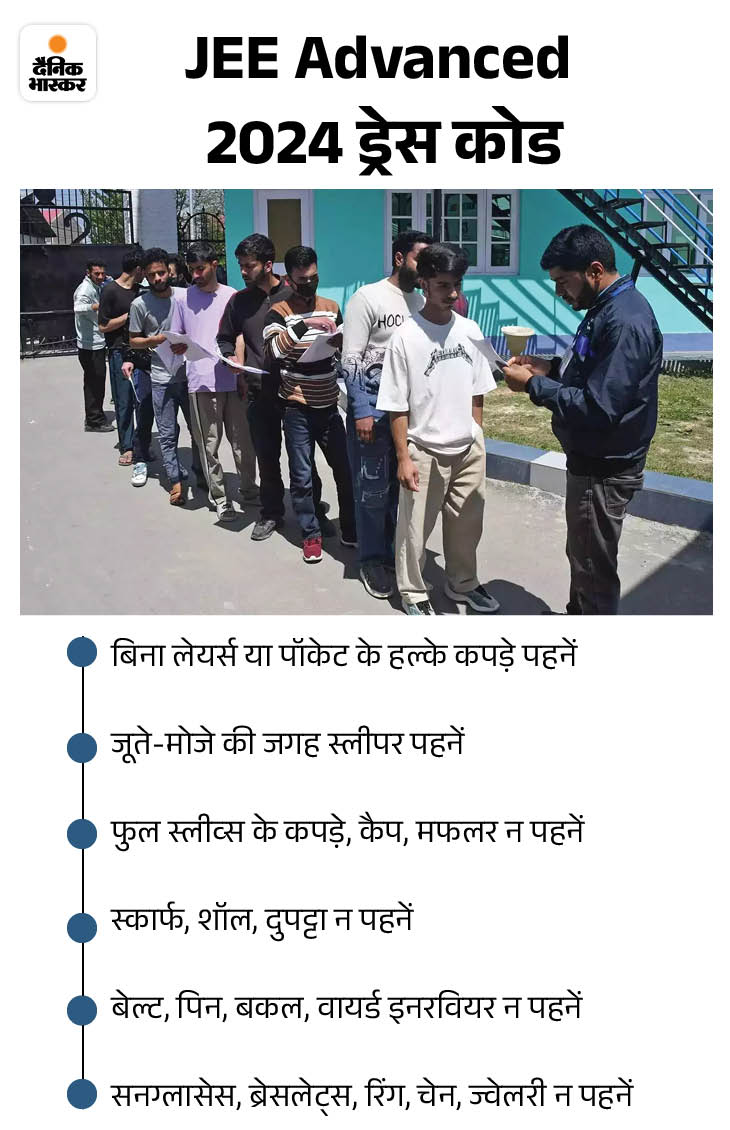 JEE Advanced exam is to be held on 26 May; See guidelines and dress ...