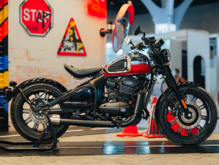 Java 42 Bobber Red Sheen Edition launched at ₹2.29 lakh | જાવા 42 બોબર ...