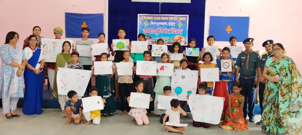 By organizing a rally and making posters, children gave the message of ...