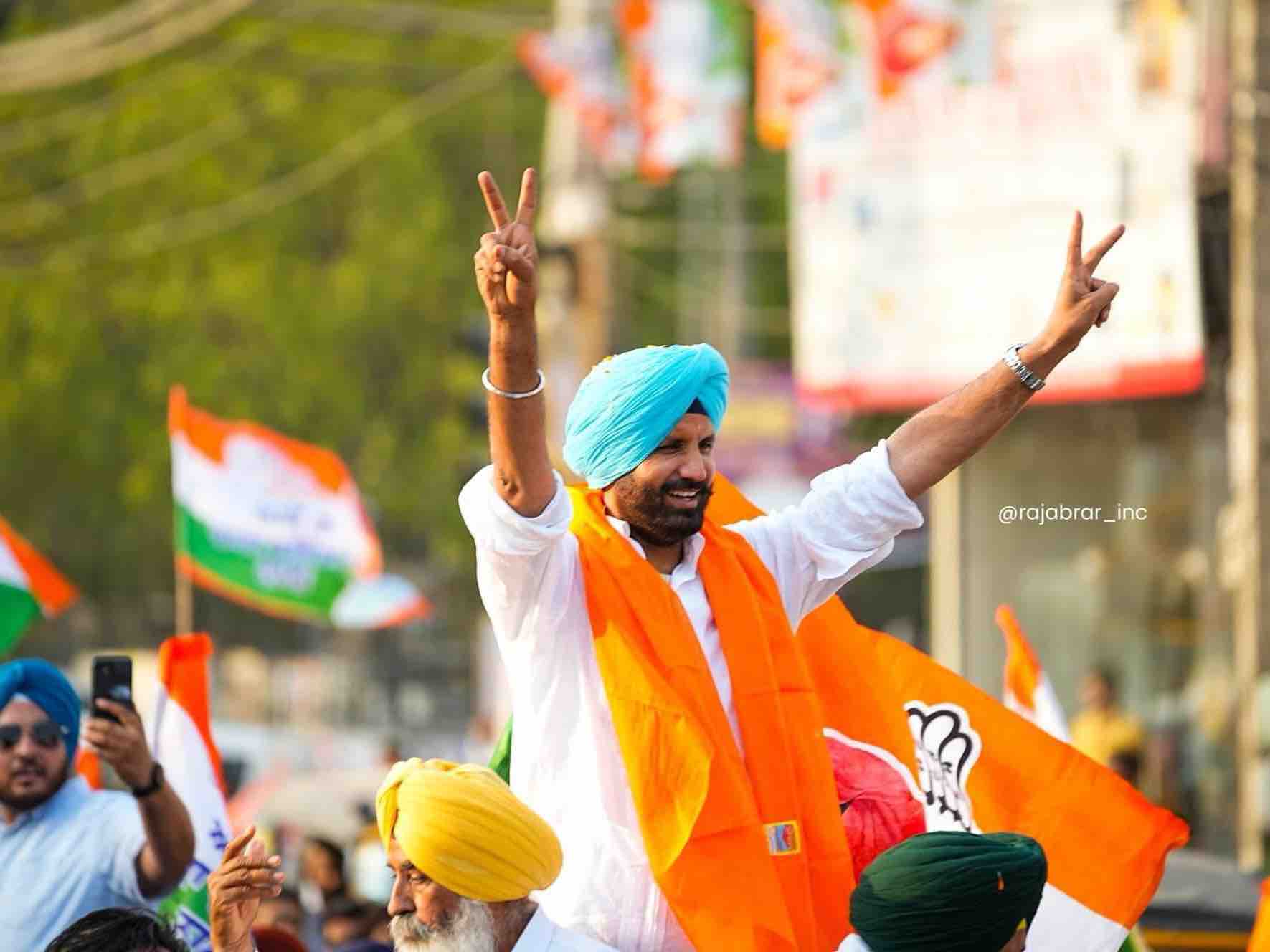 Ludhiana, Raja Vading victory Bharat Bhushan Ashu silent | लुधियाना में ...