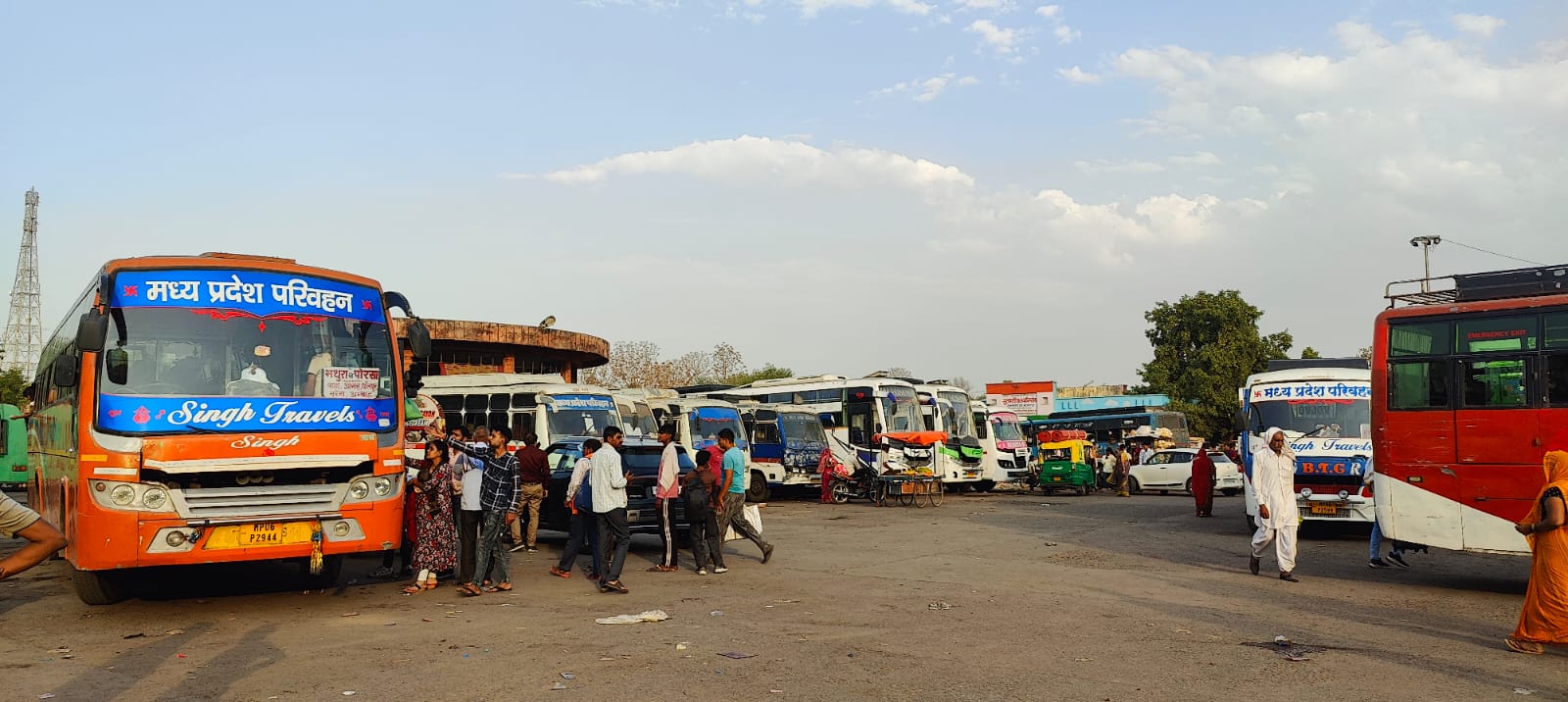 If new bus stands are built for Jaura and Gwalior then the pressure of ...