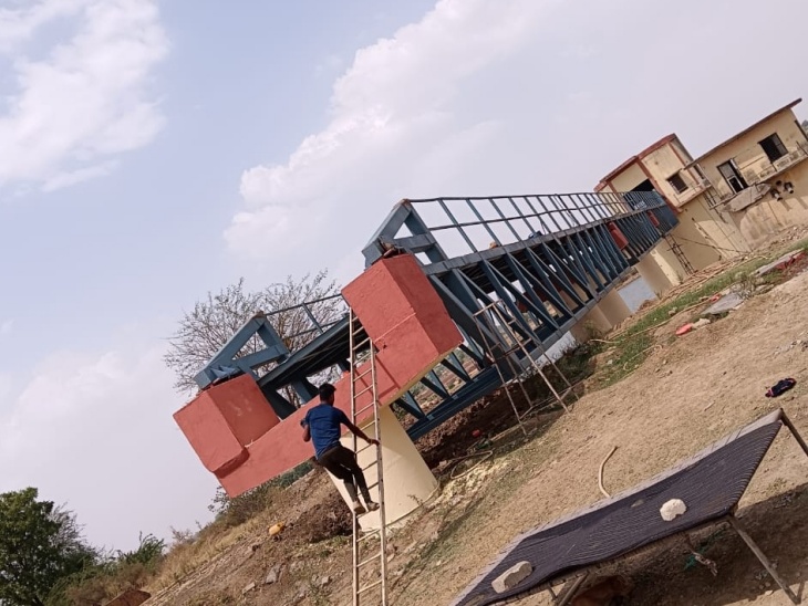 Work of intake well bridge on Majravata Dah completed Baran Rajasthan ...