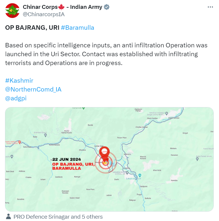 Jammu Kashmir Uri Encounter Update; Pakistan Terrorists | Indian Army