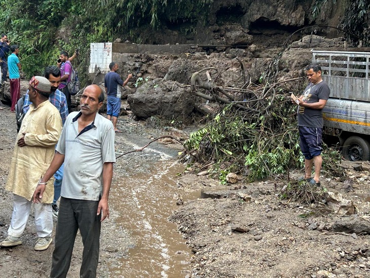 Flash-flood Udaipur Lahaul Spiti Himachal Pre Monsoon Rain | हिमाचल में बादल फटा, गंभरपुल में ...