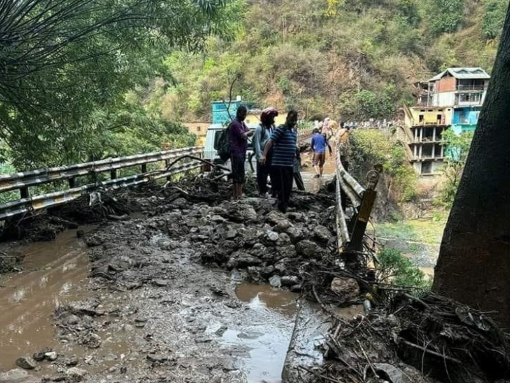 Flash-flood Udaipur Lahaul Spiti Himachal Pre Monsoon Rain | हिमाचल में बादल फटा, गंभरपुल में ...