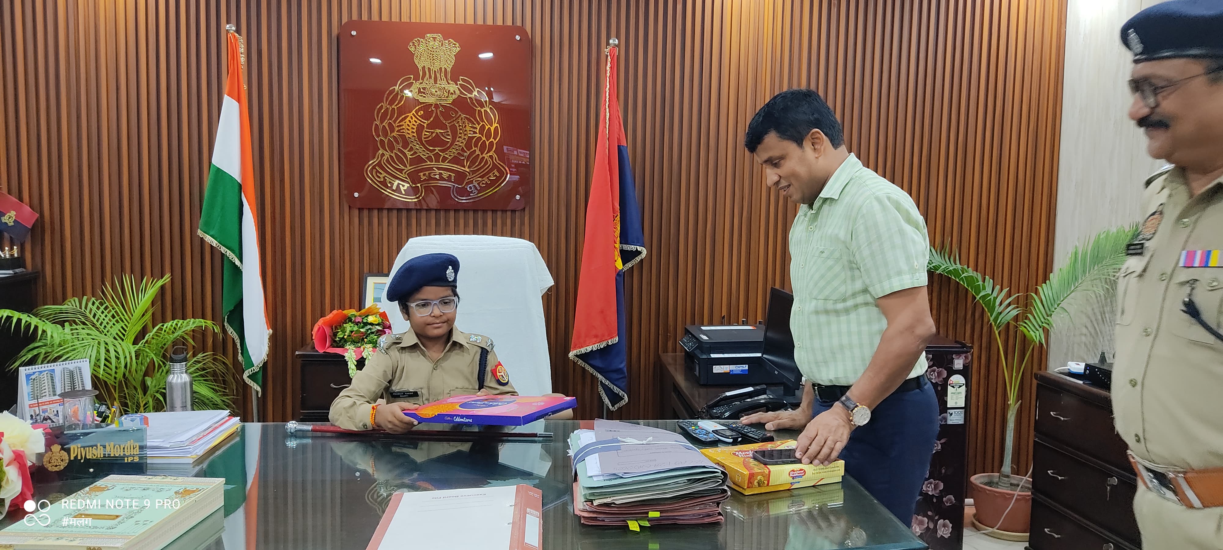 Cancer affected boy made ADG Zone Varanasi, Banaras, Kashi, Kashi ...