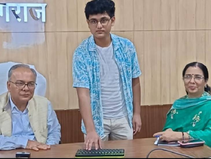 Ansh is the first student to take admission through Samarth Portal | समर्थ पोर्टल से एडमिशन लेने ...