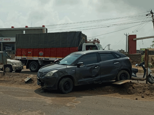 Elevated road is being constructed on NH-68 in Sanchore | सांचौर में NH-68 बन रही एलिवेटेड सड़क ...