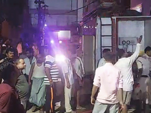 cylinder exploded in the house of a drug dealer in Patna No Casualities ...