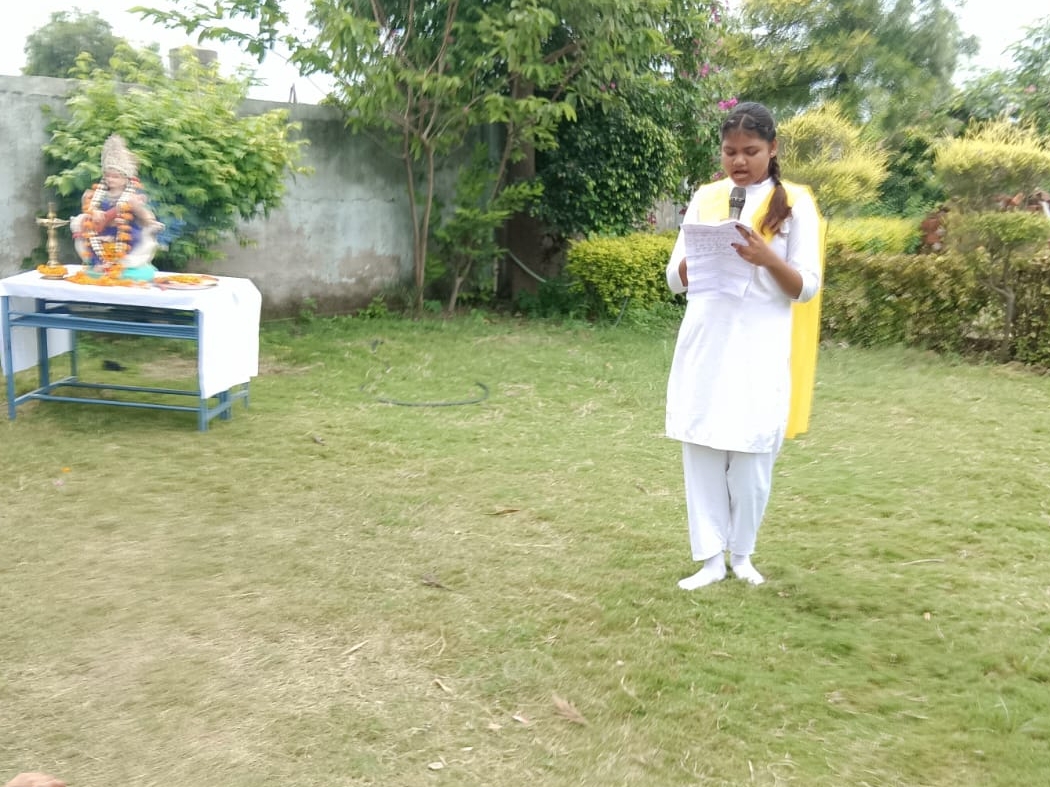 Guru Purnima celebration at Abhinandan Higher Secondary School, Indore ...