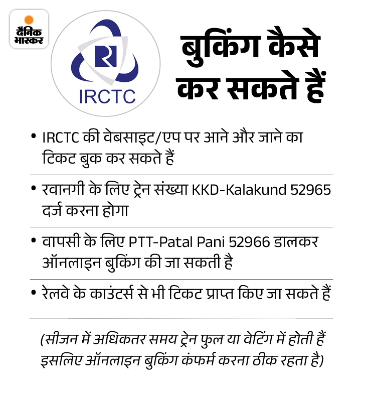 MP Patalpani Kalakund Heritage Train Video; Schedule, Ticket Details ...