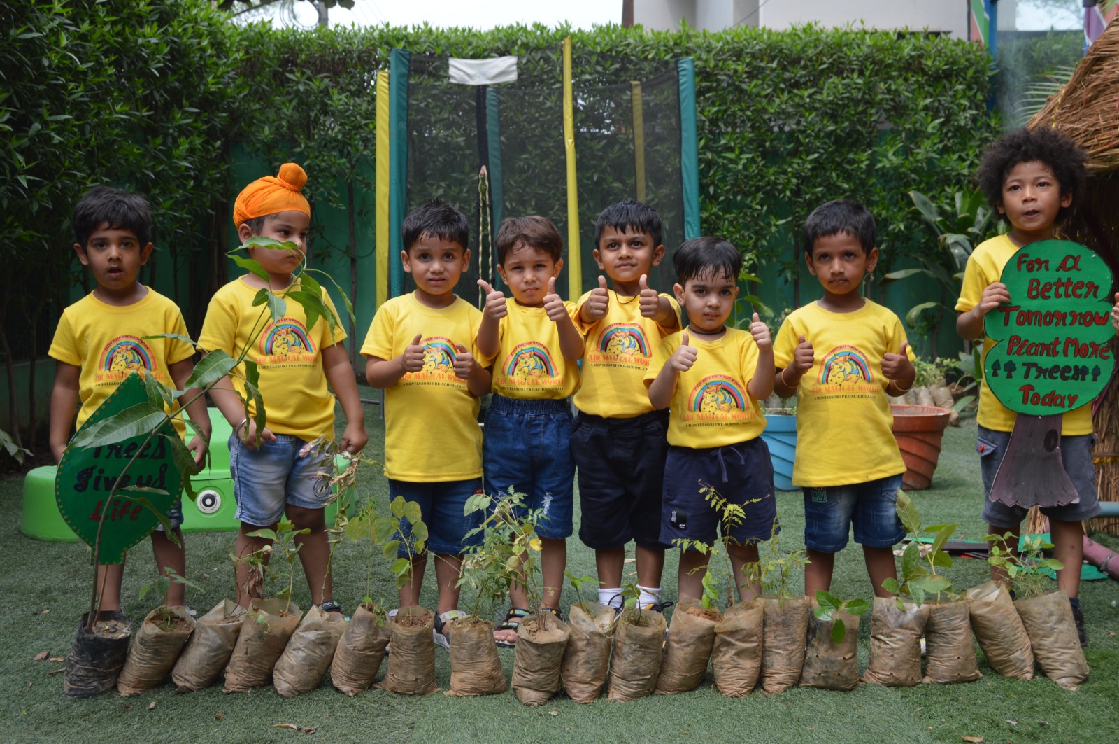 ABC School celebrated Tree Plantation Day | एबीसी स्कूल ने वृक्षारोपण ...