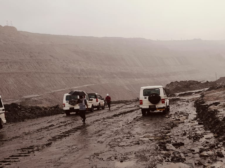 Korba Kusmunda SECL mine- 4 officers swept away by water flow