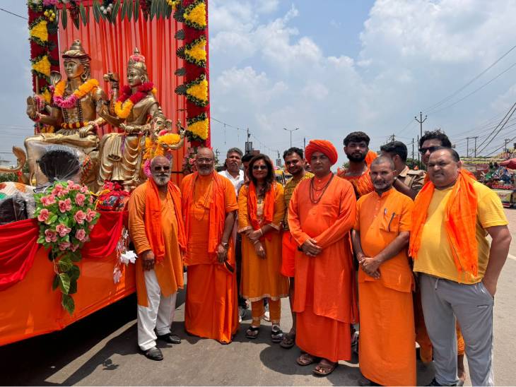 Kanwar Yatra of Yeti saints reached Meerut