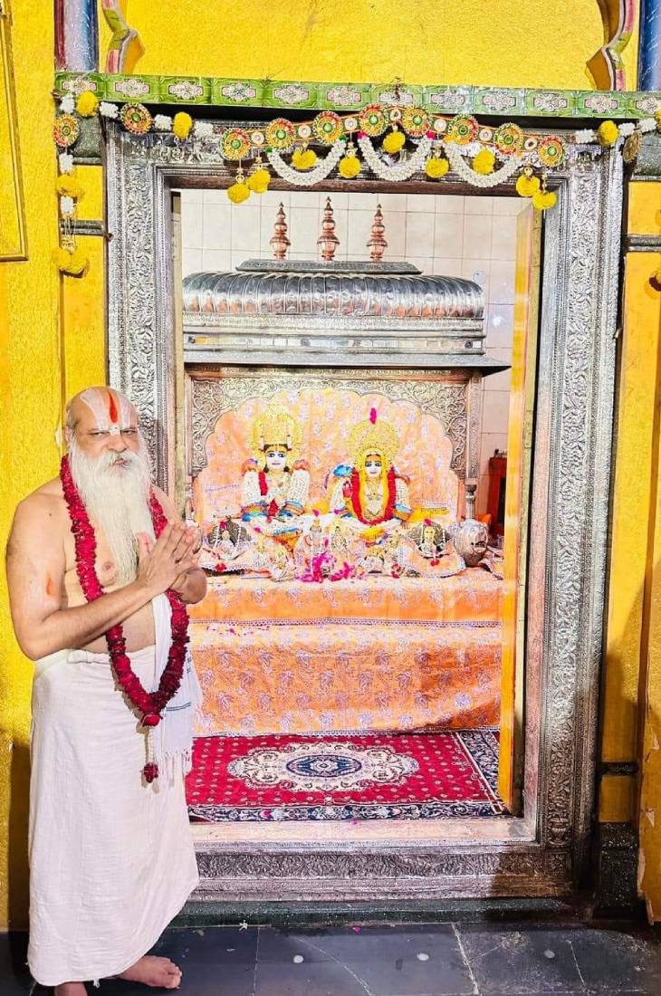 Ayodhya Tribute to Acharya Pandit Harinam Das Vedanti of Shriramvallabh ...