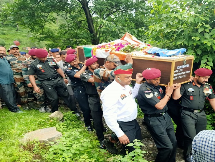 Himachal soldier Parveen Sharma martyred Jammu Kashmir operation ...