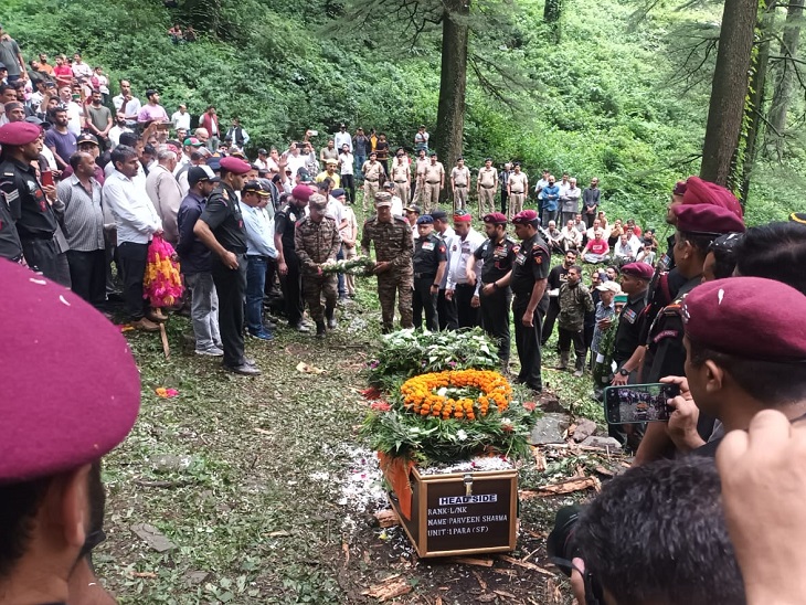 Himachal soldier Parveen Sharma martyred Jammu Kashmir operation ...