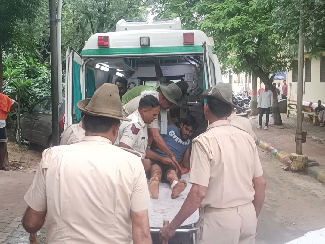 Two goons started running away during scene recreating| Rajasthan News ...