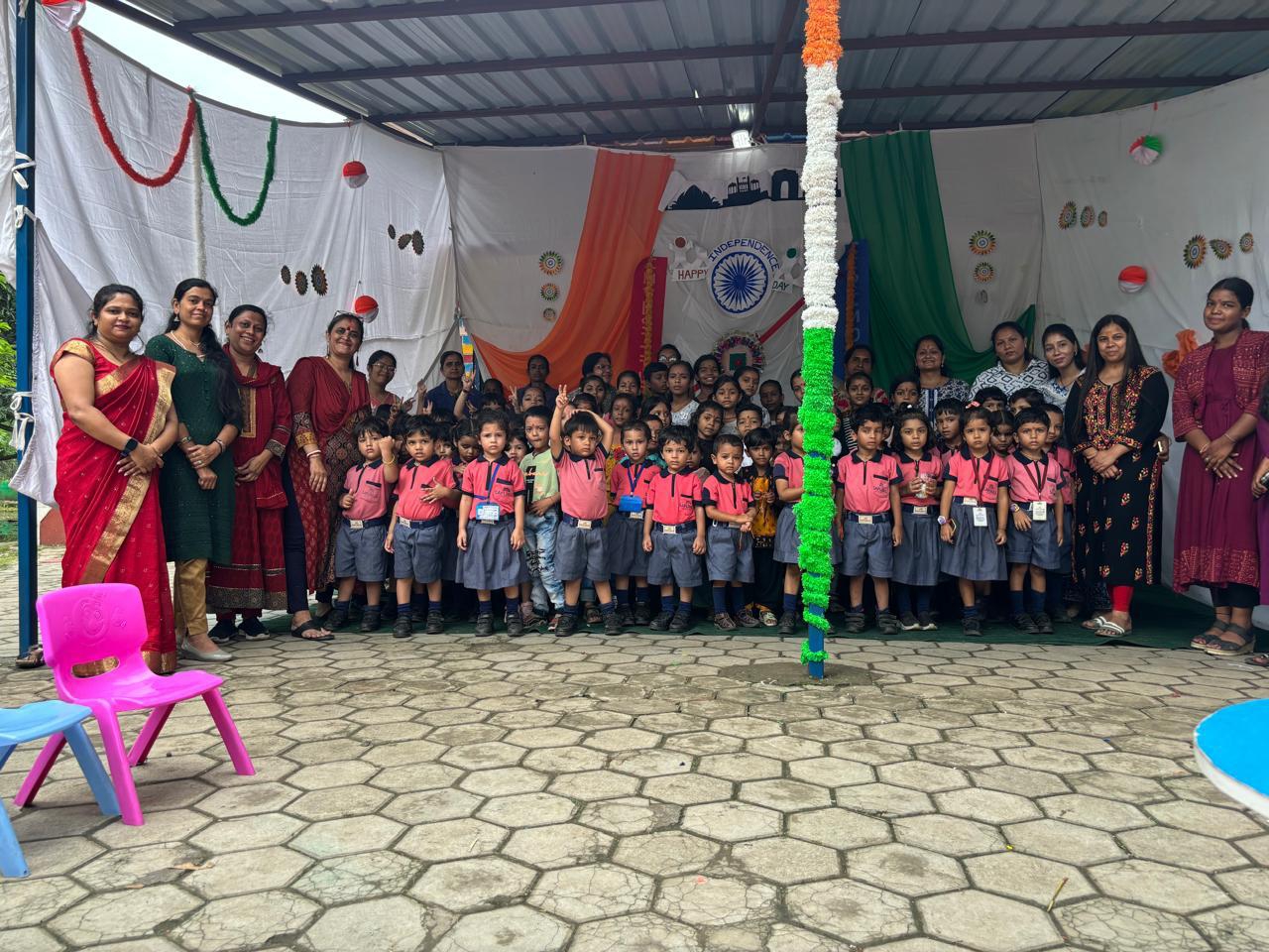 Saplings and Swami Vivekananda English 'Tree Conservation' started