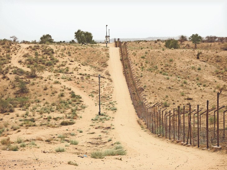 Intruder entered India by crossing the Indo-Pak border in Barmer ...