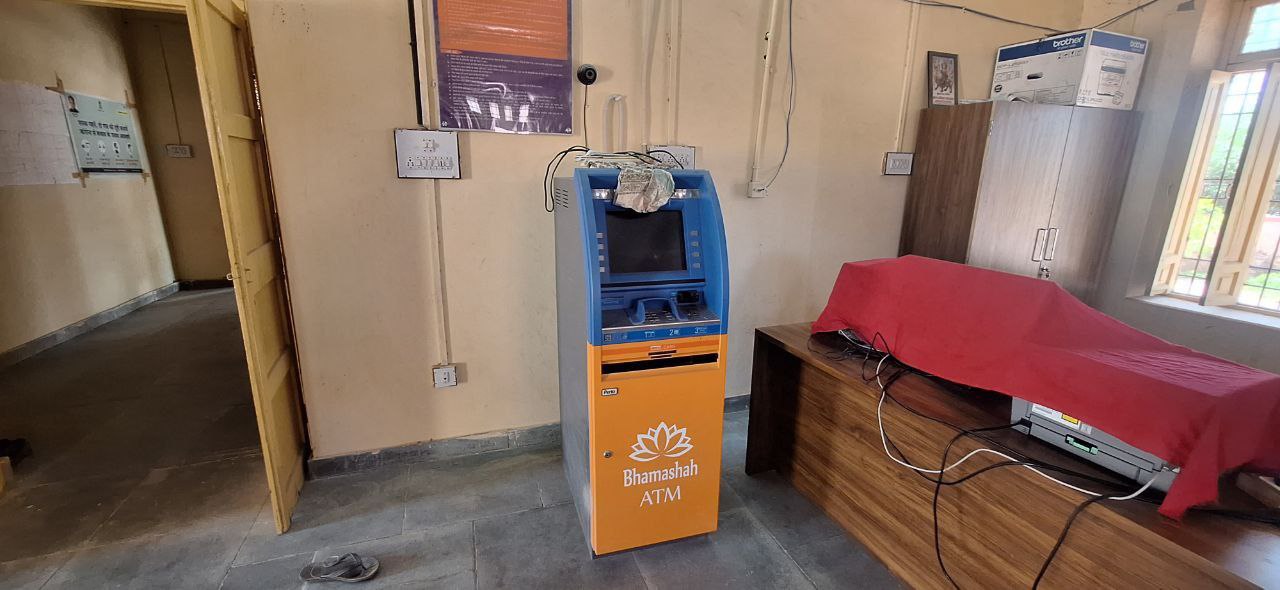 581 e-Mitra Plus machines were installed in two districts 7 years ago ...