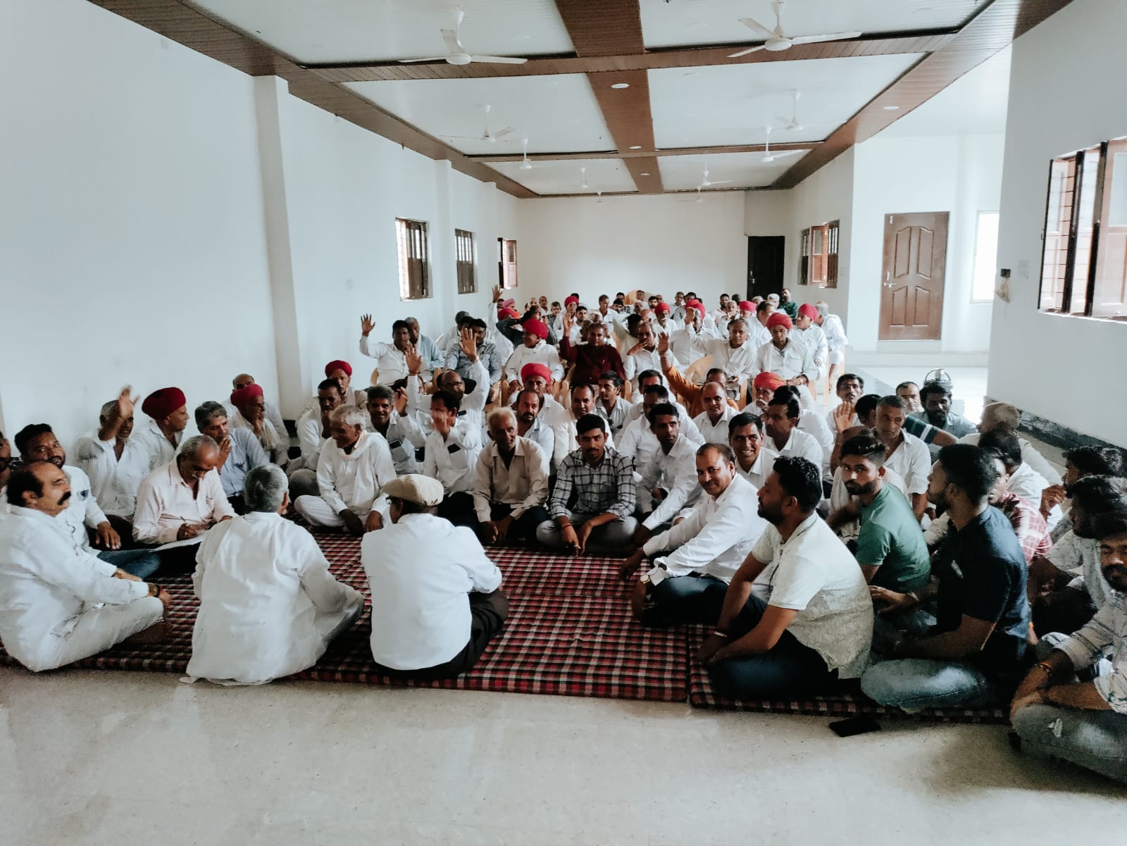 A meeting of Menaria Brahmin Samaj was held in Asawara, elections of ...