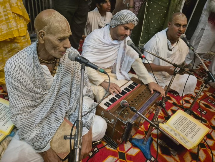 Celebrated the appearance festival of Swami Haridas ji