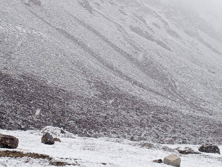 Himachal Kinnaur season First snowfall Shimla Manali weather forecast ...