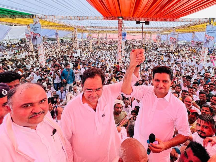Jind Uchana Congress MP Deepender Hooda election campaign Brijendra ...