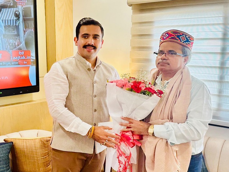 Himachal PWD Vikramaditya Singh met Railway Board Chairman Delhi Shimla ...