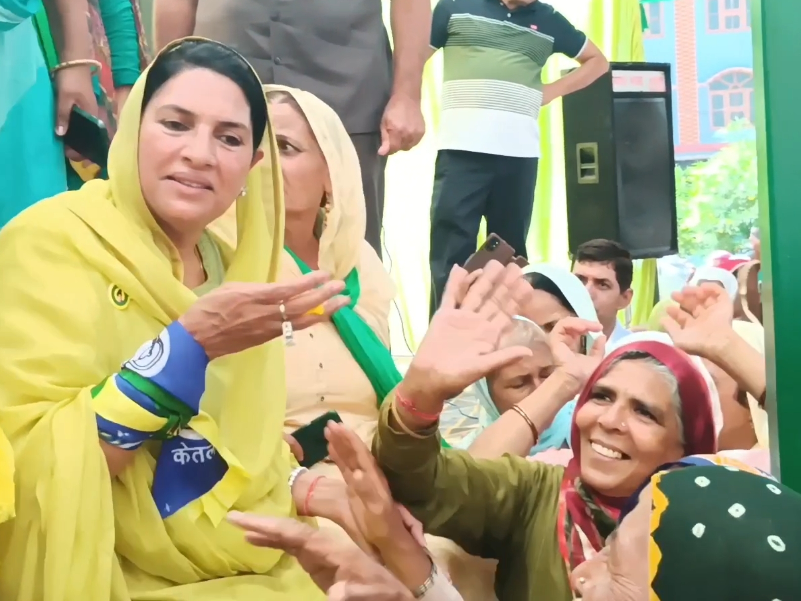 Naina Chautala Jind rally remarks Birendra Singh updatre | जींद में ...